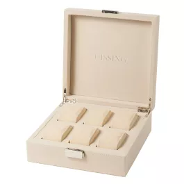 Dissing Klocklåda 6 klockor Beige Velour 0000248 - Ditur